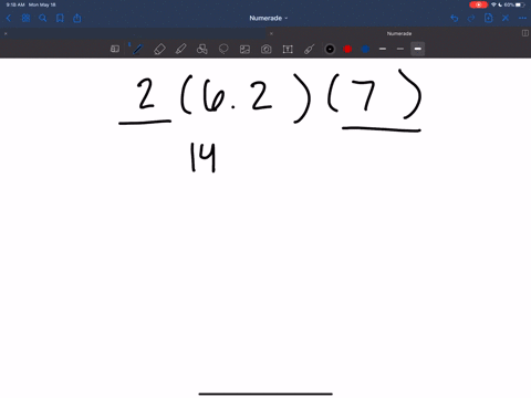 SOLVED:Estimate each product. 2 \cdot \pi \cdot 6…