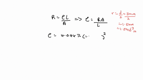 ⏩SOLVED:Resistance of a round, long wire of diameter 3 mm is 4.04… | Numerade
