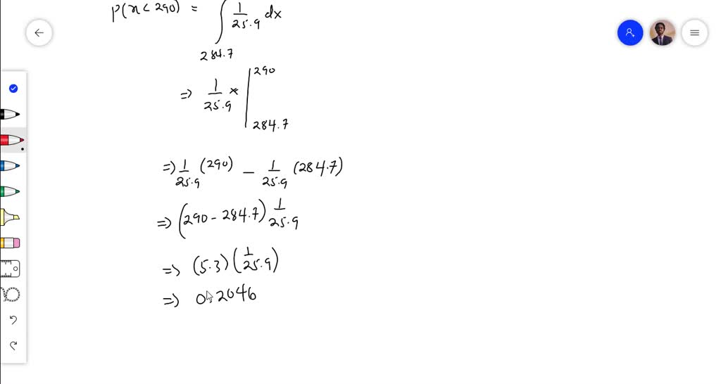 SOLVED:The driving distance for the top 100 golfers on the PGA tour is ...
