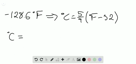 SOLVED:Record Low The lowest temperature measured on Earth is -128.6^∘ ...