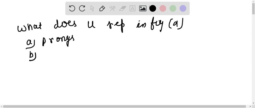 SOLVED:What does 'u' represent in the figure (a)? (a) Prongs (b) Pins ...