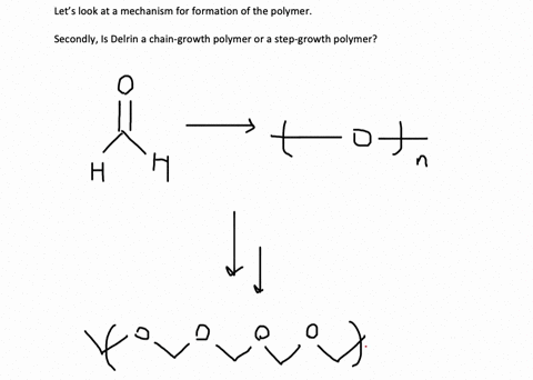 SOLVED:Delrin (polyoxymethylene) is a tough self-lubricating polymer ...