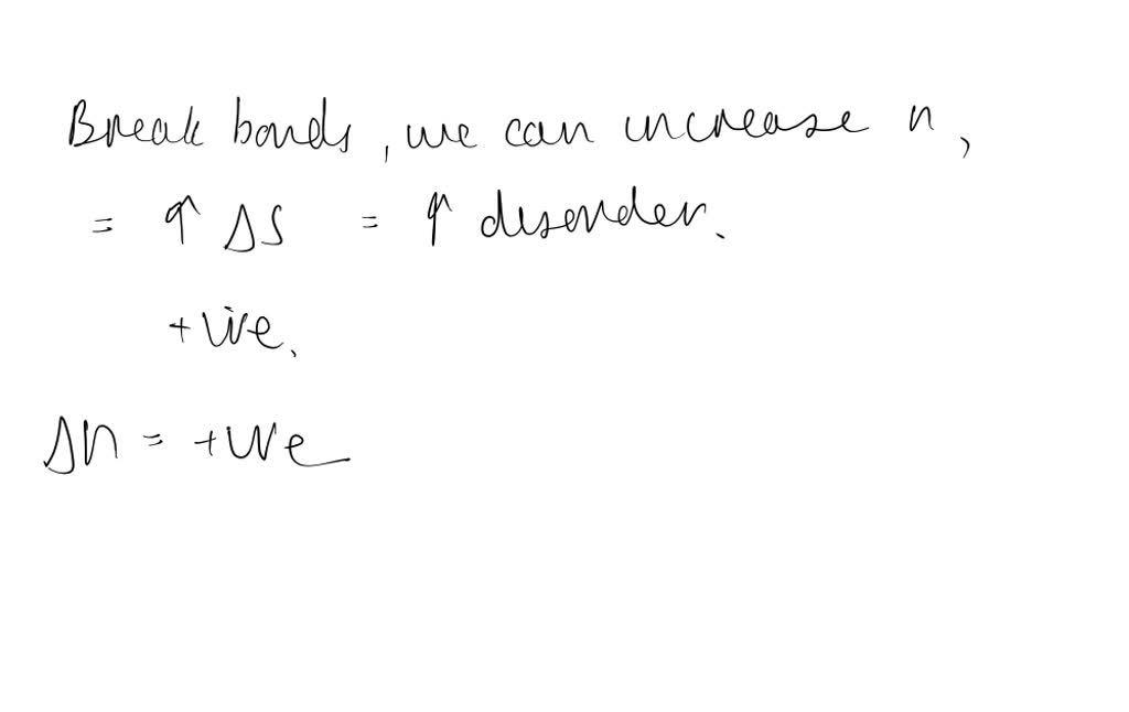 SOLVED:Melting DNA strands. a. What is the sign of ΔS for the ...