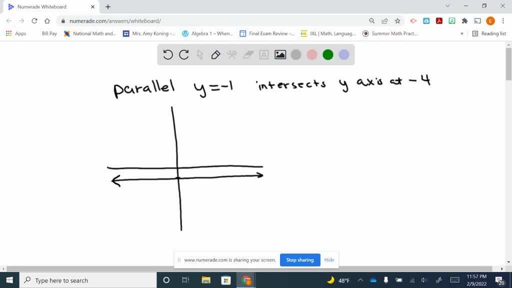 ⏩SOLVED:Use your own graph paper to draw a line parallel to the line ...