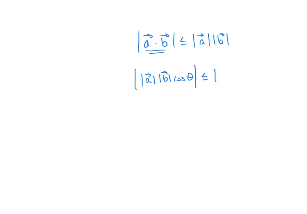 SOLVED:Cauchy-Schwartz Inequality Use Theorem 3 to prove the Cauchy ...