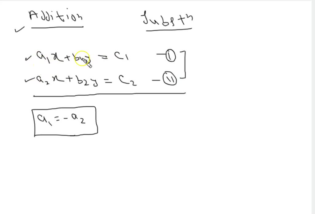 SOLVED:When is it easier to use the addition method rather than the ...