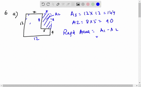 SOLVED:Find the area of the shaded part of each figure: (a) (GRAPH CAN'T COPY) (b) (GRAPH CAN'T ...