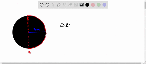 SOLVED:A person walks along a circular path of radius 5.00 m. If the ...