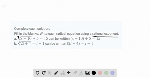 ⏩SOLVED:Complete each solution. Fill in the blanks. Write each… | Numerade
