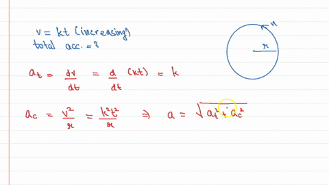SOLVED:Polar components of velocity and acceleration A particle moves ...