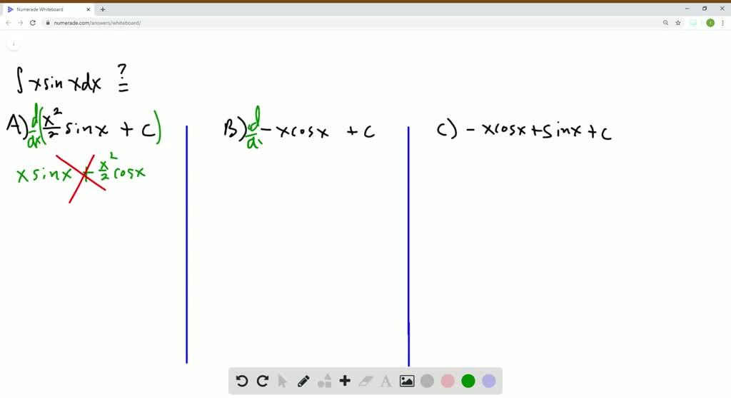 Solvedright Or Wrong Say Which For Each Formula And Give A Brief Reason For Each Answer A ∫ 