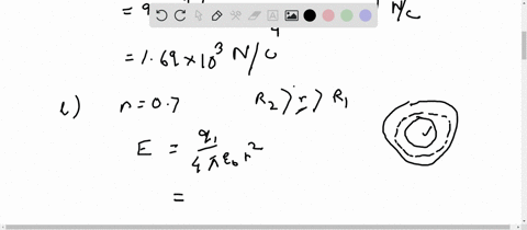 SOLVED: Two concentric spherical conducting shells of radii a= 0.400 m and b=0.500 m are ...