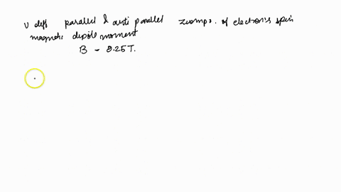 What is the energy difference between parallel and antiparallel ...