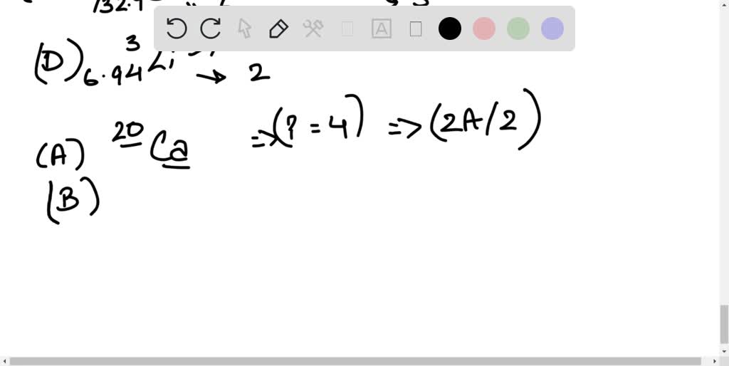 SOLVED:Locate in the periodic table each element whose atomic number is ...