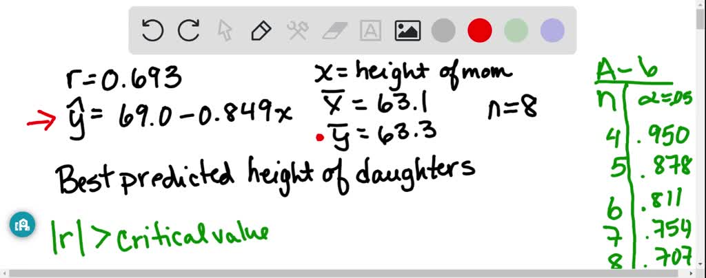 As an alternative to the use of father s height to predict son s height ...