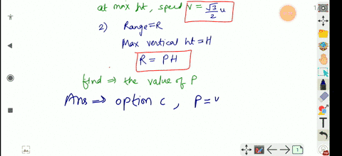 SOLVED:The speed of a projectile at its maximum height is (√(3))/(2) times its initial speed. If ...