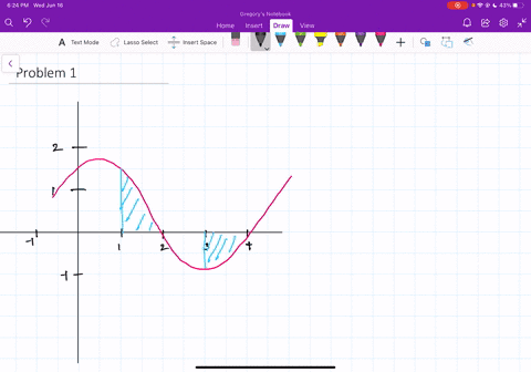 SOLVED:Write down a definite integral or sum of definite integrals that ...
