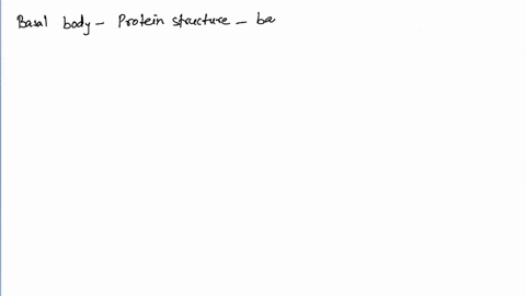 SOLVED:Both cilium and flagellum emerges from centriole like structure ...