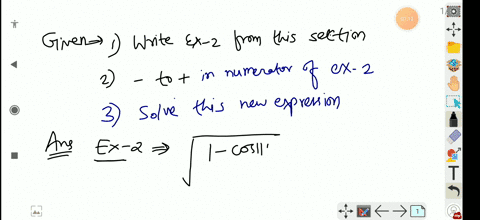 SOLVED:Make the given changes in the indicated examples of this section ...