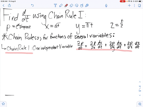 ⏩SOLVED:In Problems 15-22, find (d p)/(d t) using an extension of ...