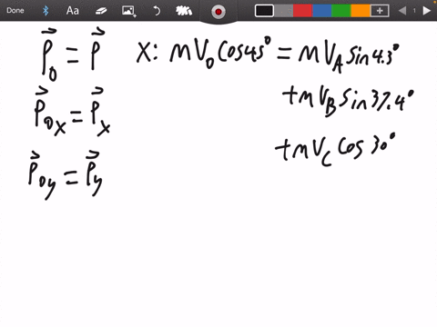 In a game of pool, ball A is moving with a velocity v0 when it strikes ...