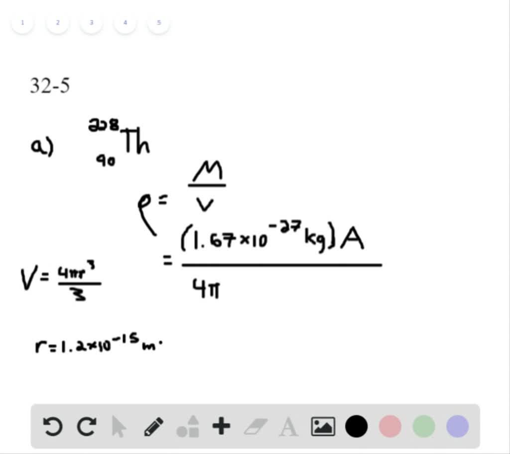 Predict/Calculate (a) What is the nuclear density of 90^228 Th ? (b) Do ...