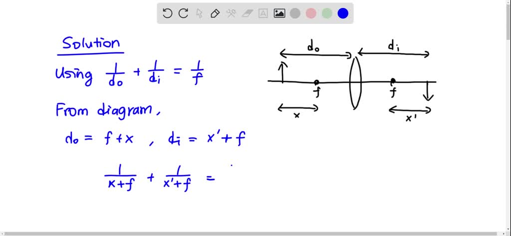 The equation (1)/(d0)+(1)/(di)=(1)/(f) is called the Gaussian form of ...