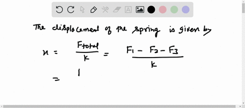 SOLVED:The force generated by a spring is given by F=k x, where k is the spring constant and x ...