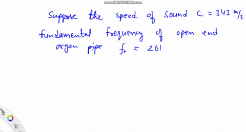 SOLVED:The fundamental frequency of an open organ pipe corresponds to ...