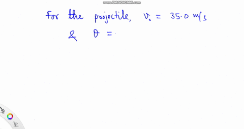 ⏩SOLVED:Find the horizontal range for each projectile with an… | Numerade