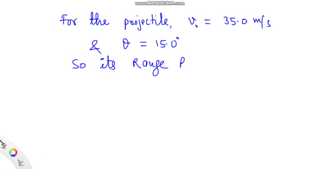 ⏩SOLVED:Find the horizontal range for each projectile with an… | Numerade