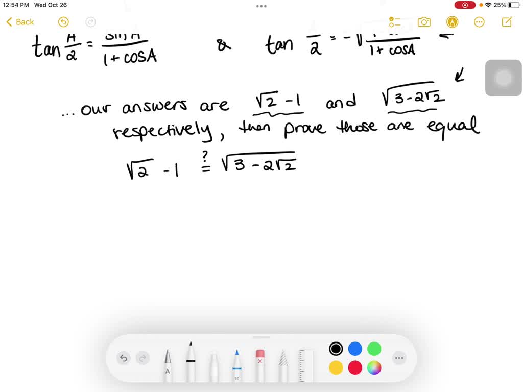 SOLVED:For this exercise, assume as given the following trigonometric ...
