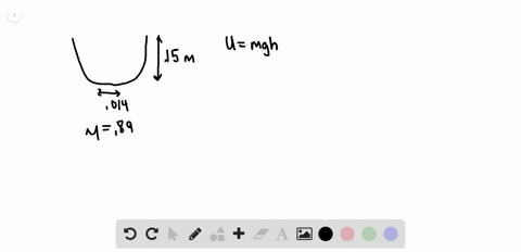 A bug slides back and forth in a bowl 15 cm deep, starting from rest at the top, as shown in Fig ...