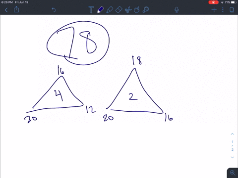 ⏩SOLVED:Using the pattern for the first two triangles shown below ...