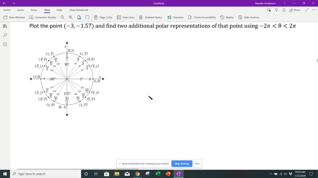 Solved In Exercises 5 18 Plot The Point Given In Polar Coordinates And