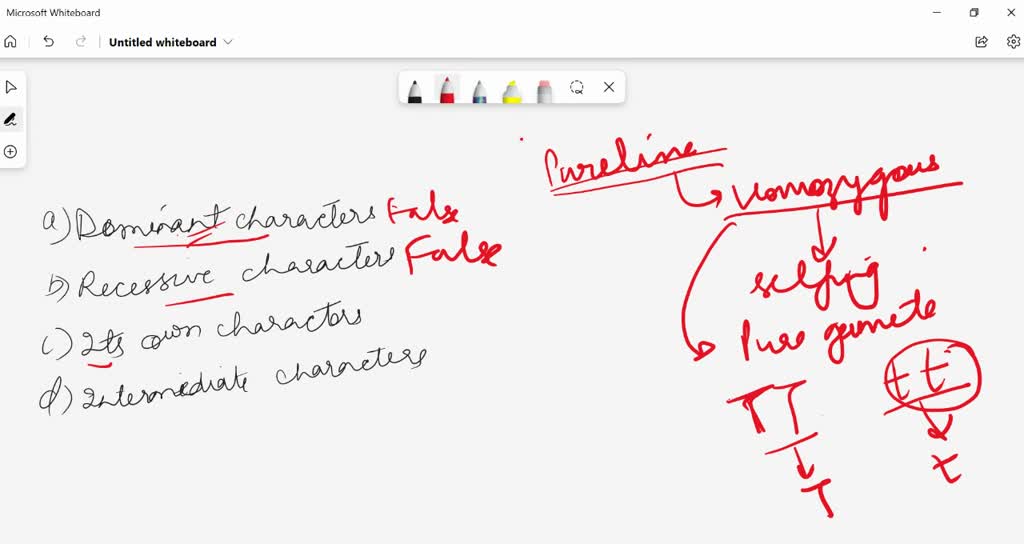 SOLVED:Organism of pure line is that which produces individuals of (a ...