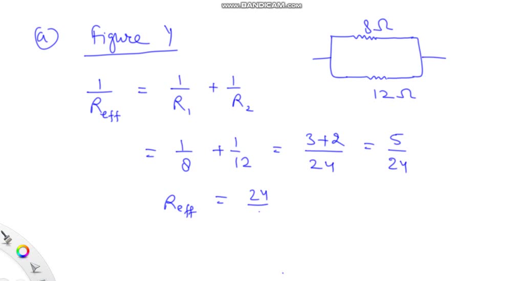 SOLVED:(a) How much is the effective resistance of part Y of the figure ...