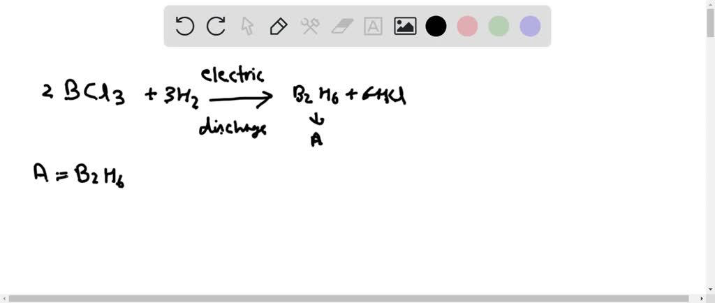 SOLVED:A mixture of boron trichloride and hydrogen is subjected to ...