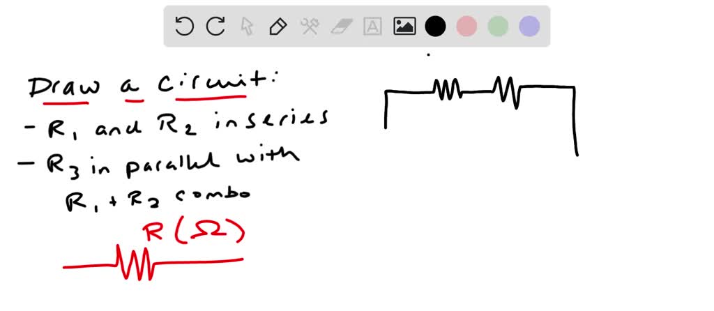 SOLVED:Resistors R1 and R2 are in series, and the series combination is ...