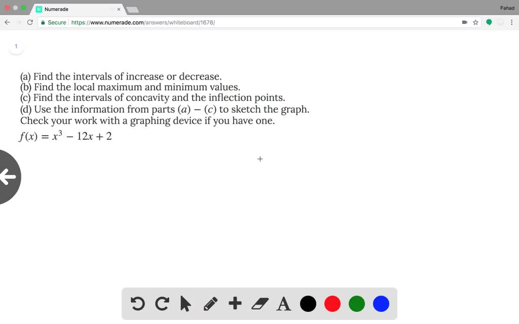 ⏩SOLVED:(a) Find the intervals of increase or decrease. (b) Find the… | Numerade