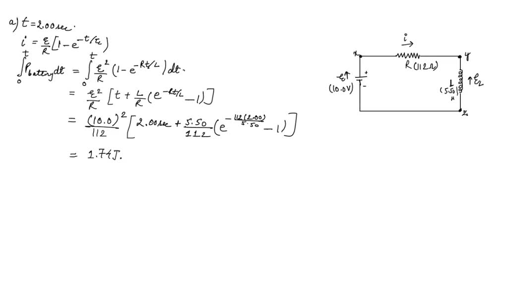 Solved Initially There Was No Energy Stored In The 20 H Inductor In The