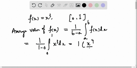 SOLVED:Find the average value of the function over the given interval ...