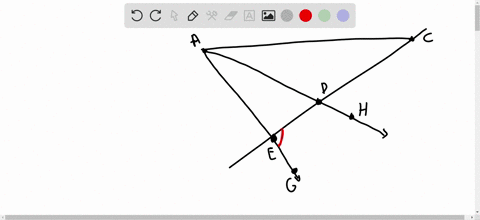 SOLVED:Name a pair of angles that share exactly one point.