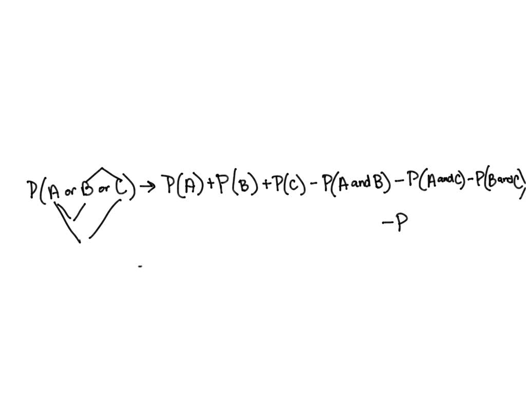 Find a formula for P(A ∪B ∪C ) similar to the formula of Theorem 4.5 ...