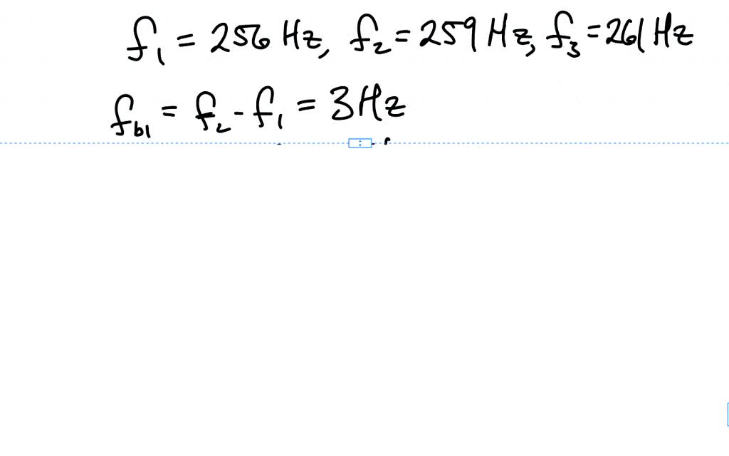 SOLVED: How do I calculate beat frequencies?