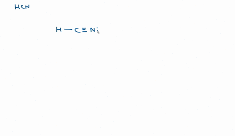 ⏩SOLVED:Draw the Lewis structure for HCN. Indicate the hybrid… | Numerade