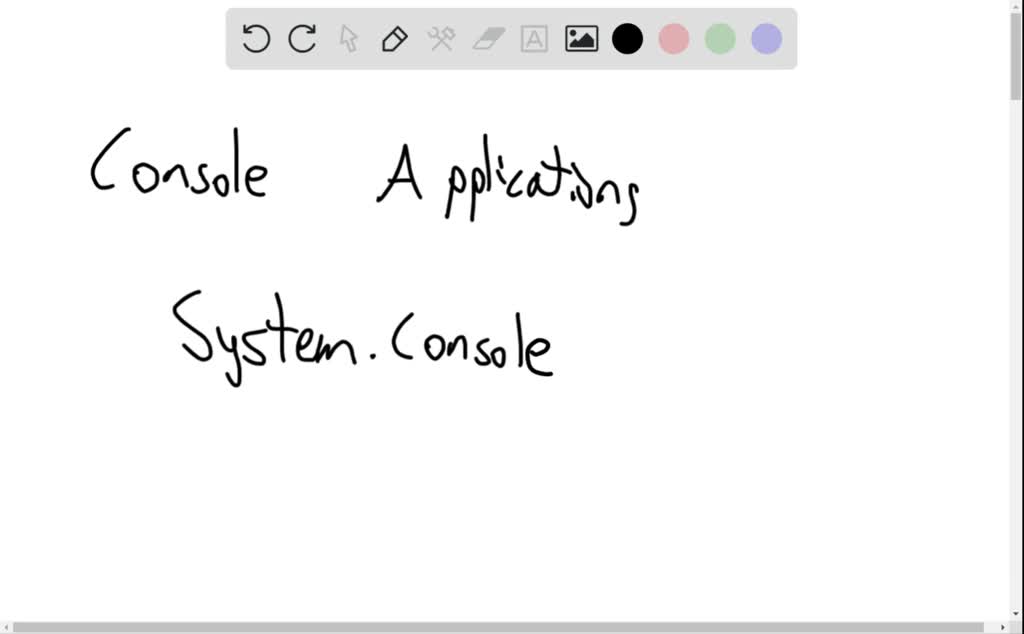 SOLVED:A console application is characterized by: a. containing a Main ...