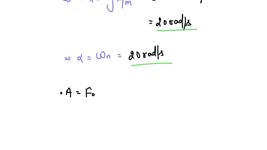 A Spring Mass System Consists Of A Mass Weighing 100 N And A Spring