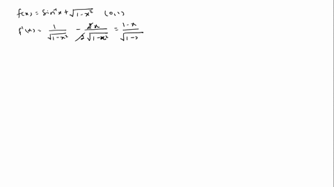SOLVED:Find the arc length function for the curve y=sin^-1 x+√(1-x^2) with starting point (0,1).