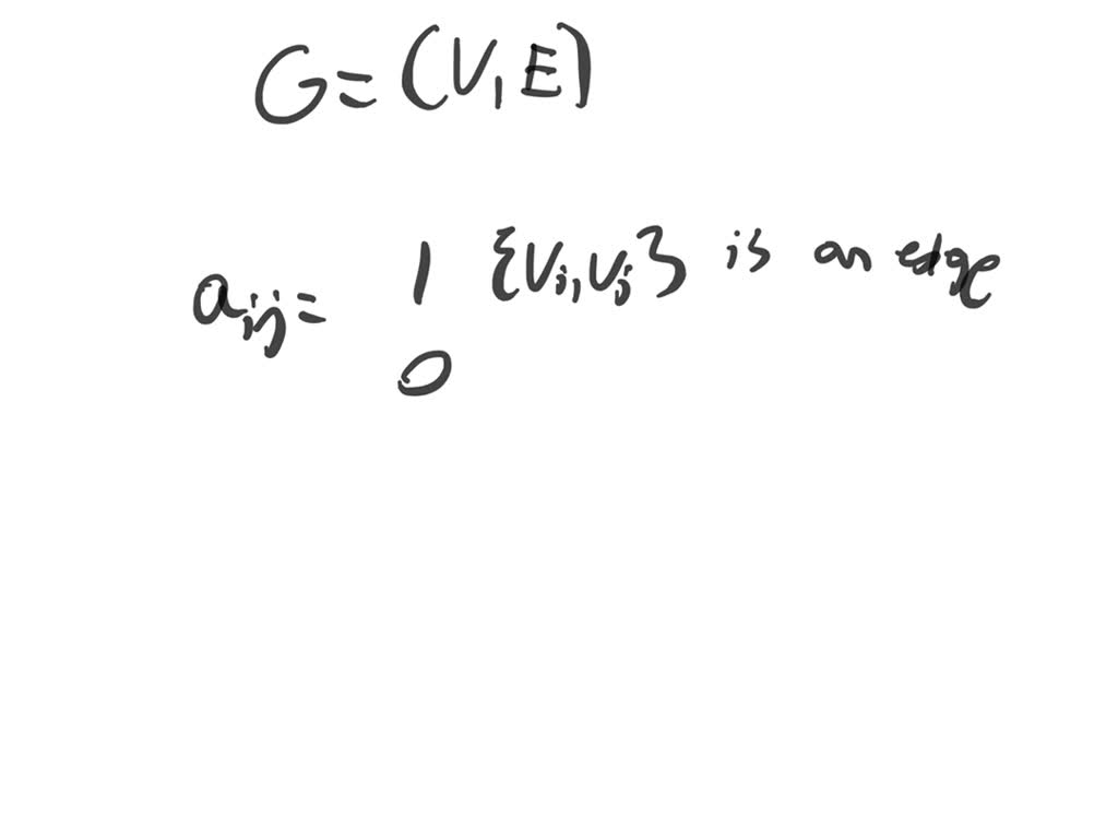 Solveddraw The Graph With The Given Adjacency Matrix A B C D A B C D 0 0 1 1 0 0 1 1 1 1 0 0 1